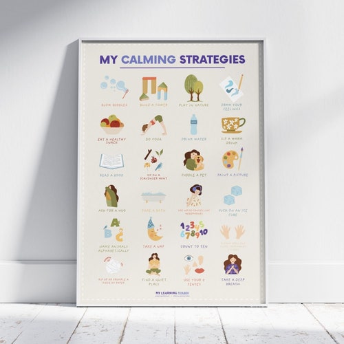 Calm Down Corner PRINTABLE for Kids Self-regulation Calming - Etsy ...