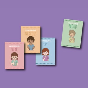 My Zones of Feelings Auslan Edition Flash Cards (printable) | Emotions ...