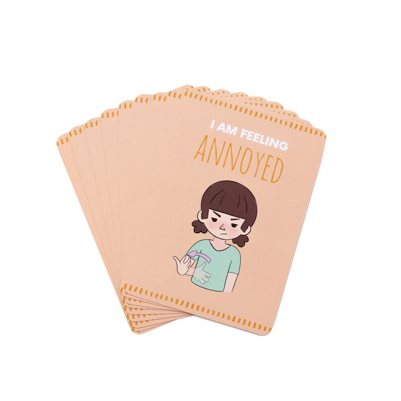 My Zones of Feelings in Auslan Edition Flash Cards Emotions Cards Zones ...