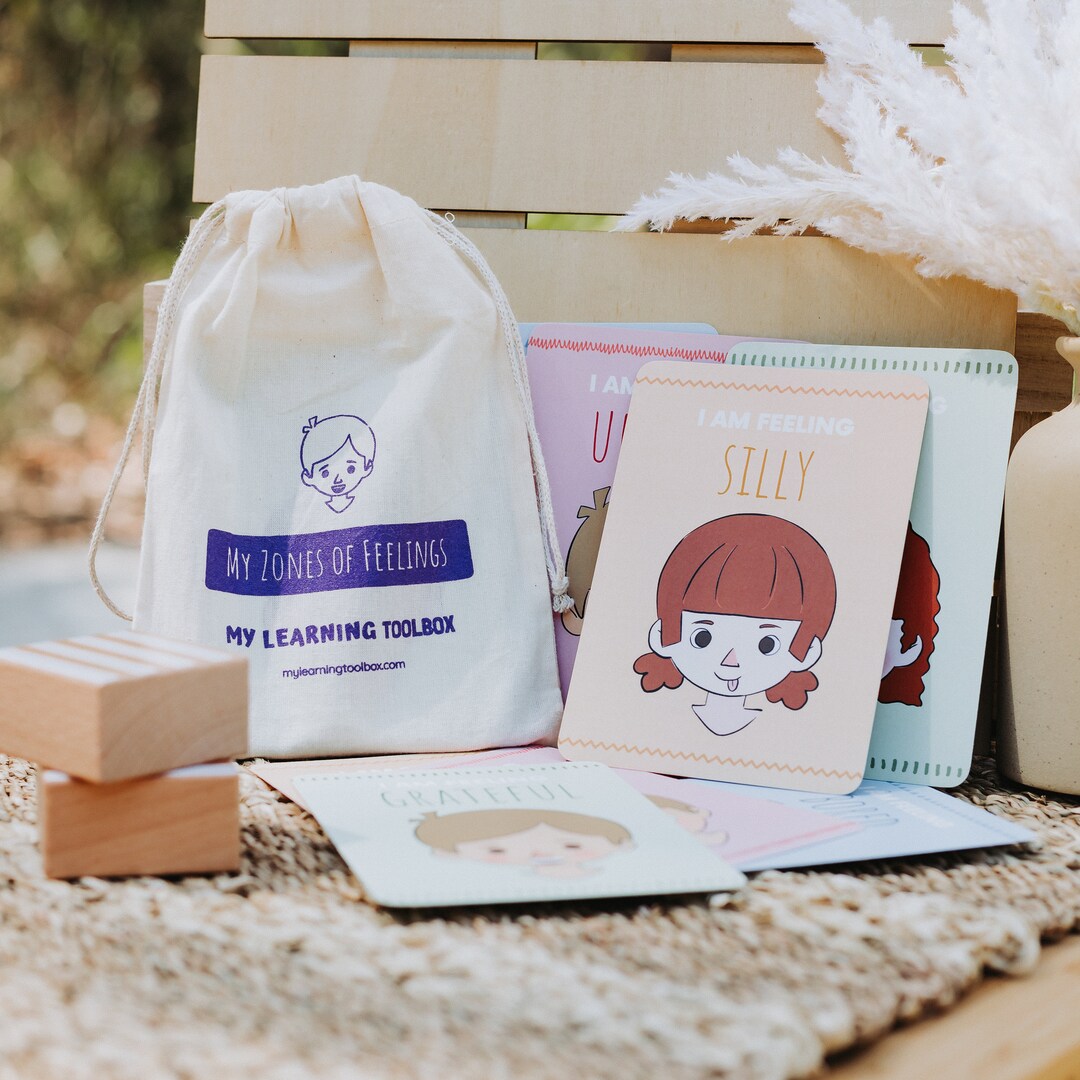 My Zones of Feelings Flash Cards Emotions Cards Zones of Regulation ...