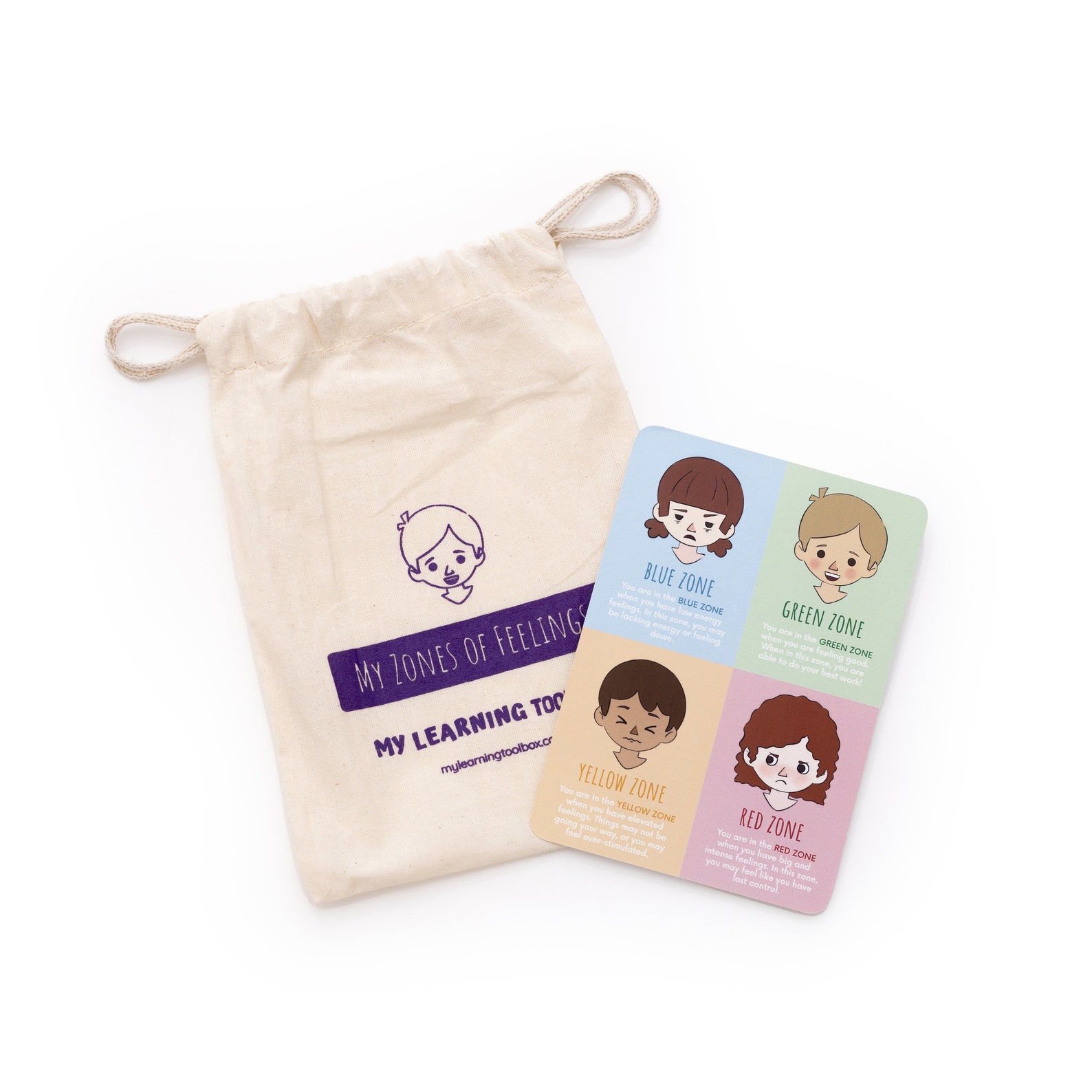 My Zones of Feelings Flash Cards Emotions Cards Zones of Regulation ...