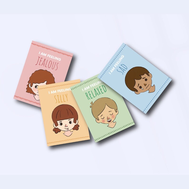 My Zones of Feelings Flash Cards (printable) | Emotions Cards | Zones ...