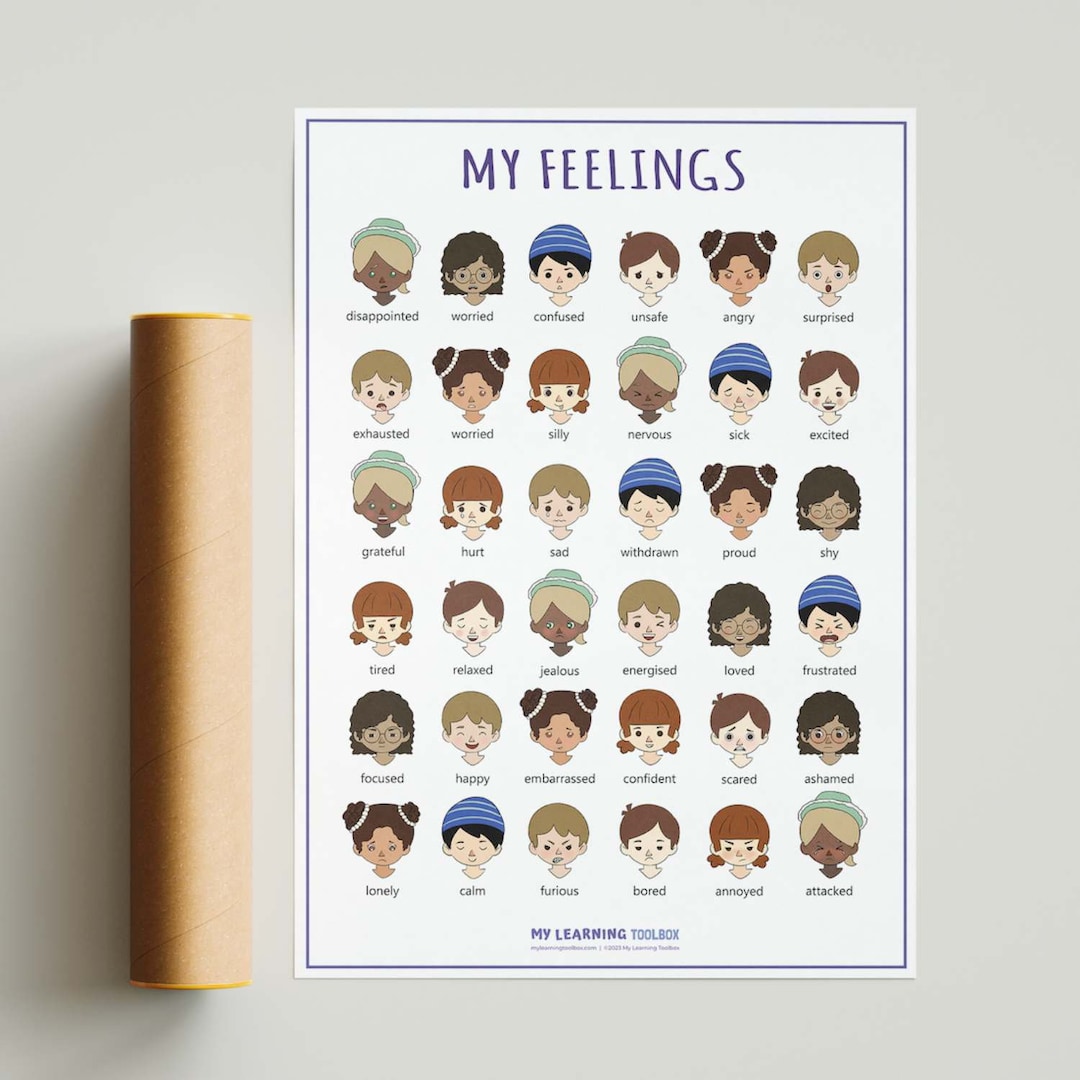 My Feelings Poster Emotions Poster Social and Emotional Learning - Etsy