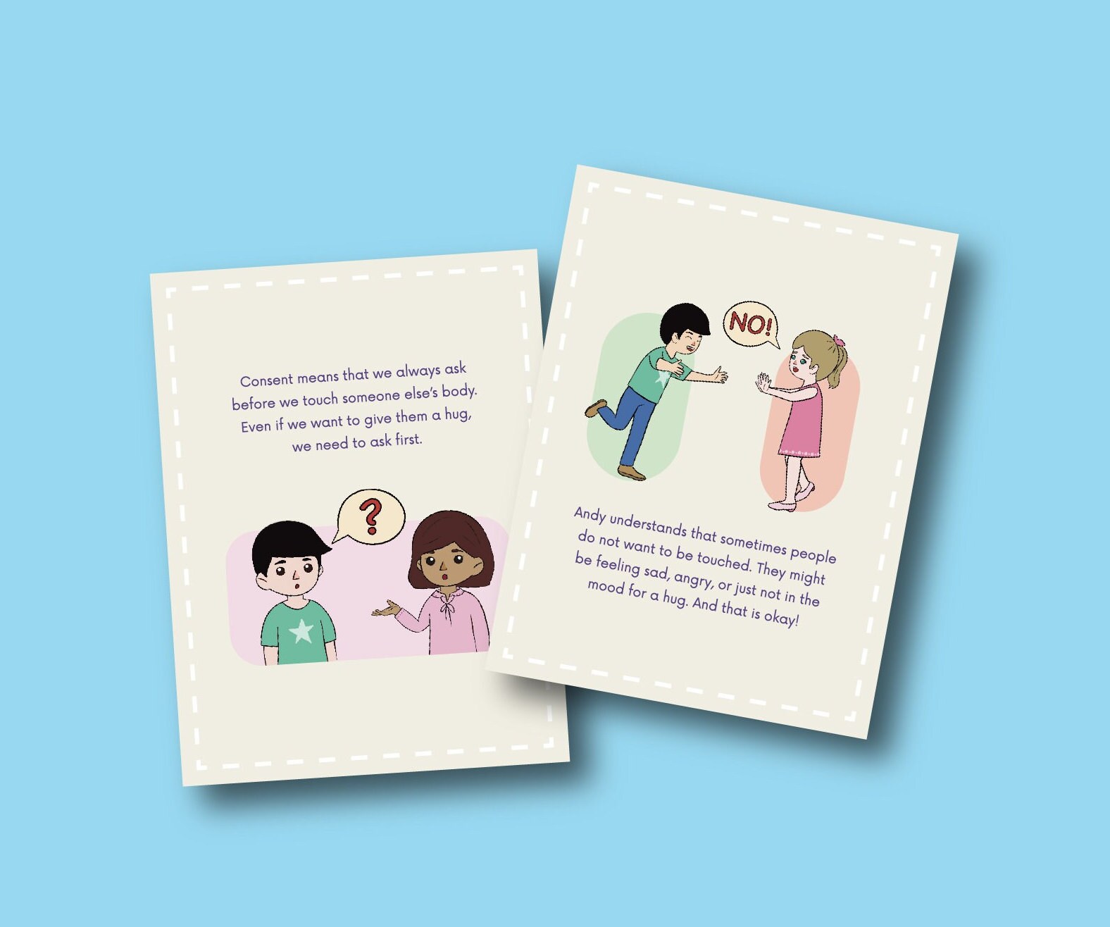 Always Ask Before You Touch - A Social Story About Consent for Children ...