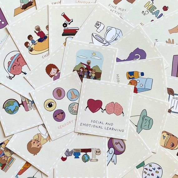 School Routine Cards printable Child Routine Cards - Etsy