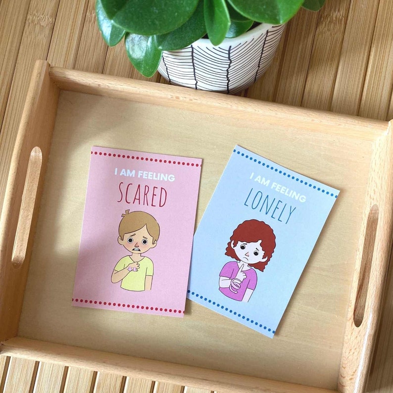 My Zones of Feelings Auslan Edition Flash Cards printable - Etsy India