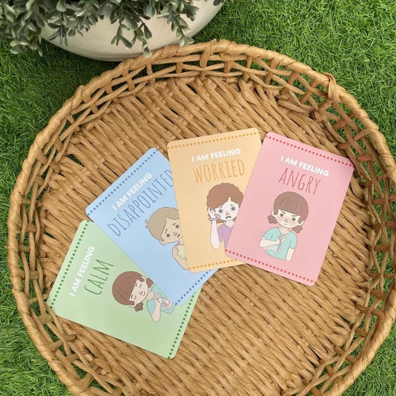 My Zones of Feelings in Auslan Edition Flash Cards Emotions - Etsy Israel