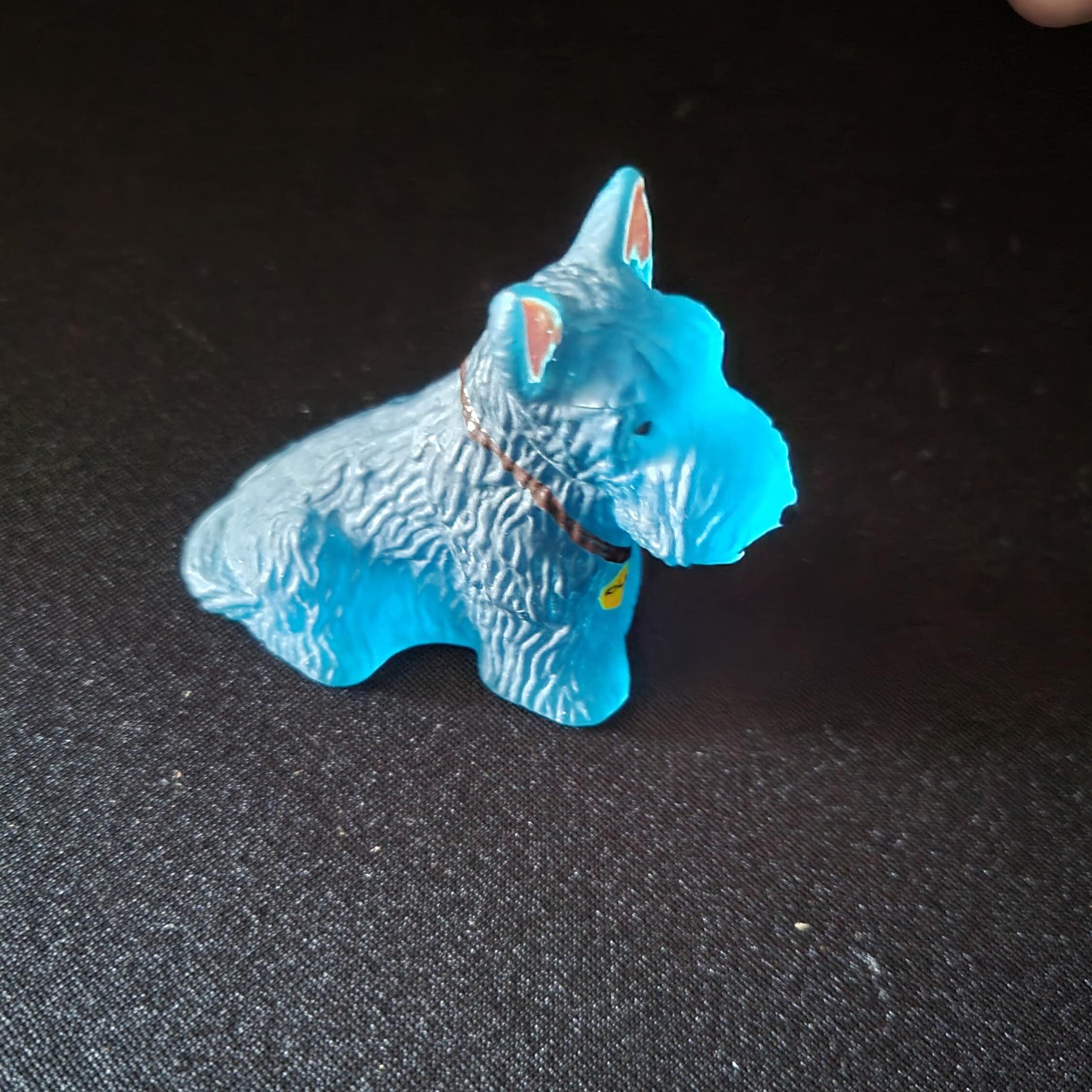 Vintage Boyd Glass Hand Painted Scottie Dog Blue - Etsy