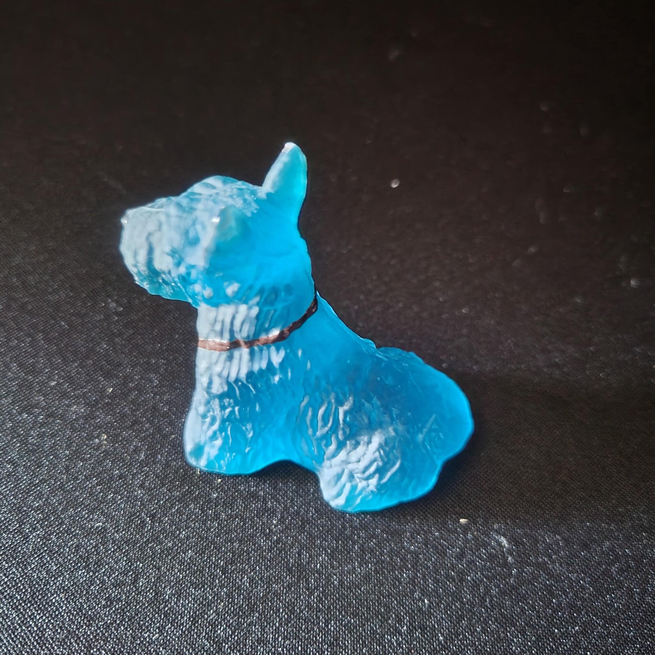 Vintage Boyd Glass Hand Painted Scottie Dog Blue - Etsy