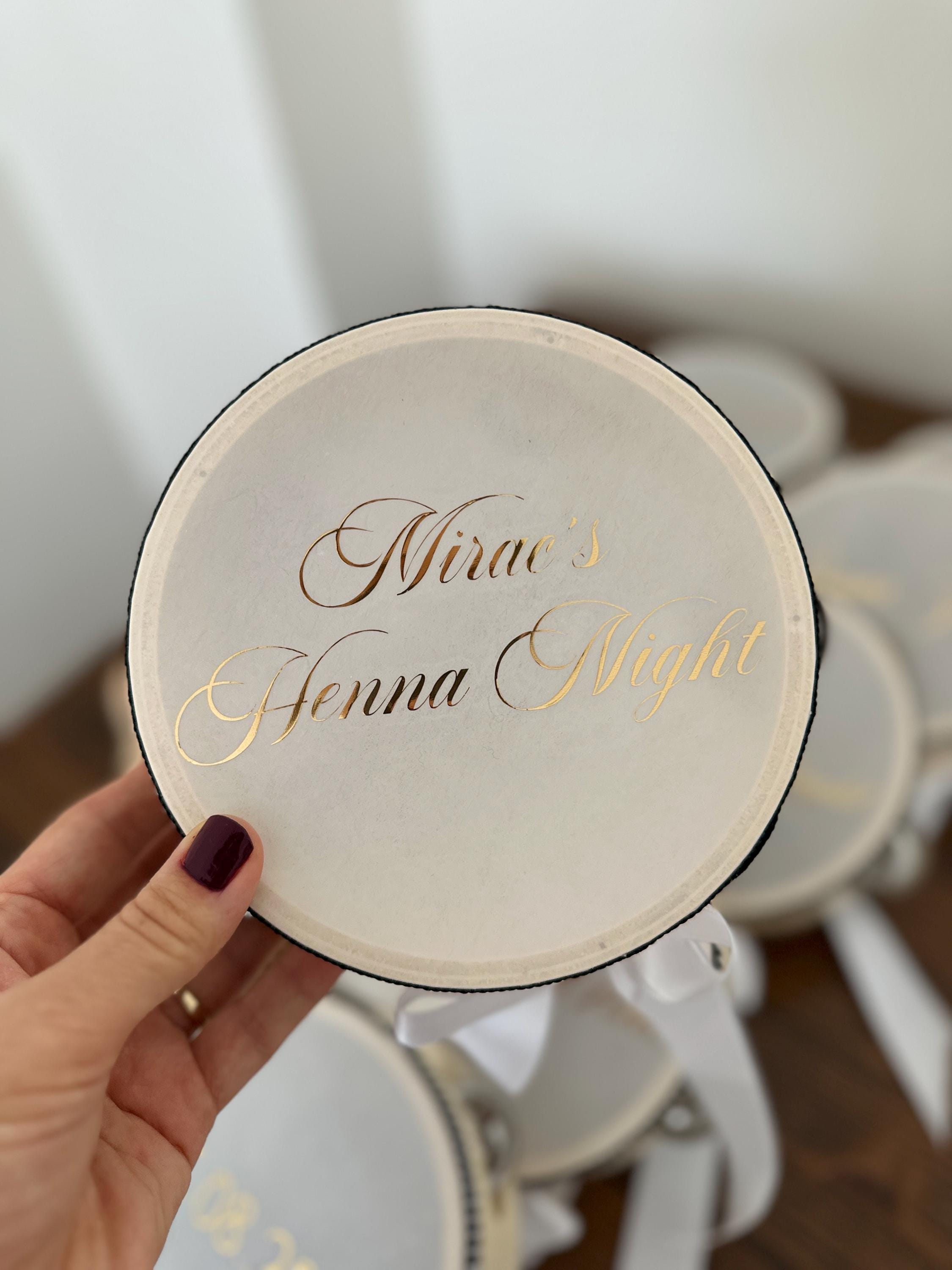 Personalized Wooden Tambourine - Bridesmaid Tef Gift - Bride Tambourine ...