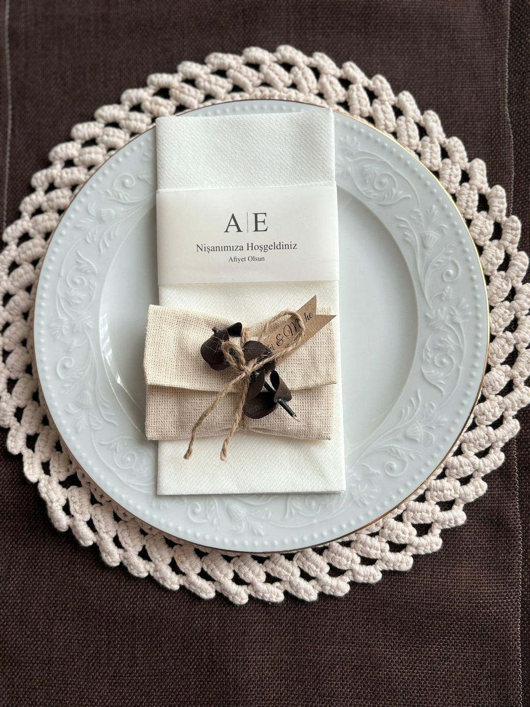 Custom Dinner Napkins / Cocktail and Party Napkin / Customizable for ...