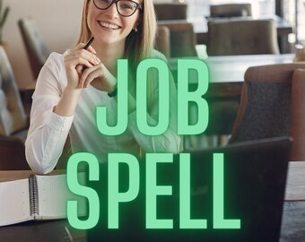 Get the Job Spell - Etsy