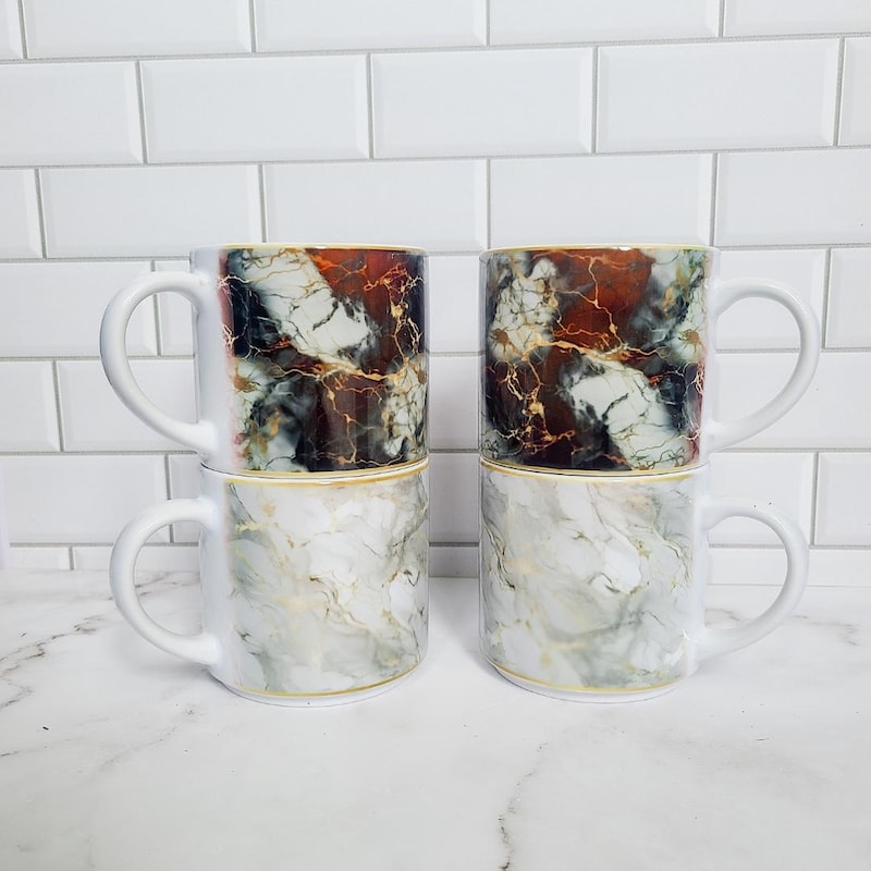 Marble Coffee Mug - Etsy