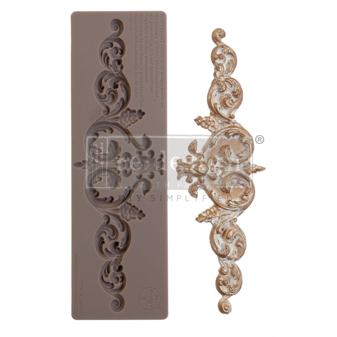 Redesign With Prima, Decor Moulds, Remi, 2.5”x8″x8mm , Decorations ...