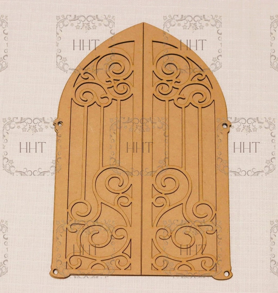 Laser Cut MDF, Vintage Style, 3 Piece, Gate, Triptych, Table Top ...