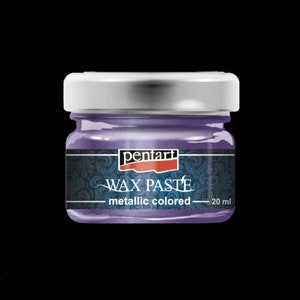 Pentart, Metallic Colored, Wax Paste, 20 Ml, Purple, Green, Red, Blue ...