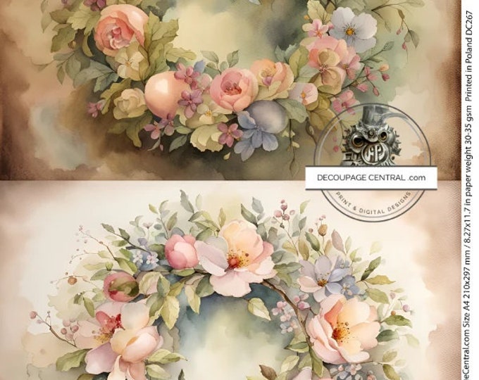 Decoupage Central, Rice Paper, Easter, Vintage, Spring, Baskets, Eggs ...