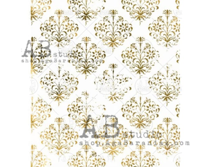 AB Studio Christmas Vintage Children Santa 0367 Shabby Chic Size: A4 8.27 X 11.69 Inches Rice ...