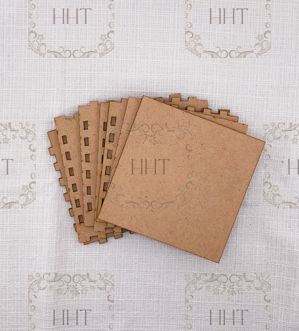 Laser Cut MDF Box With Lid | Craft Base for Decoupage, Mixed Media ...