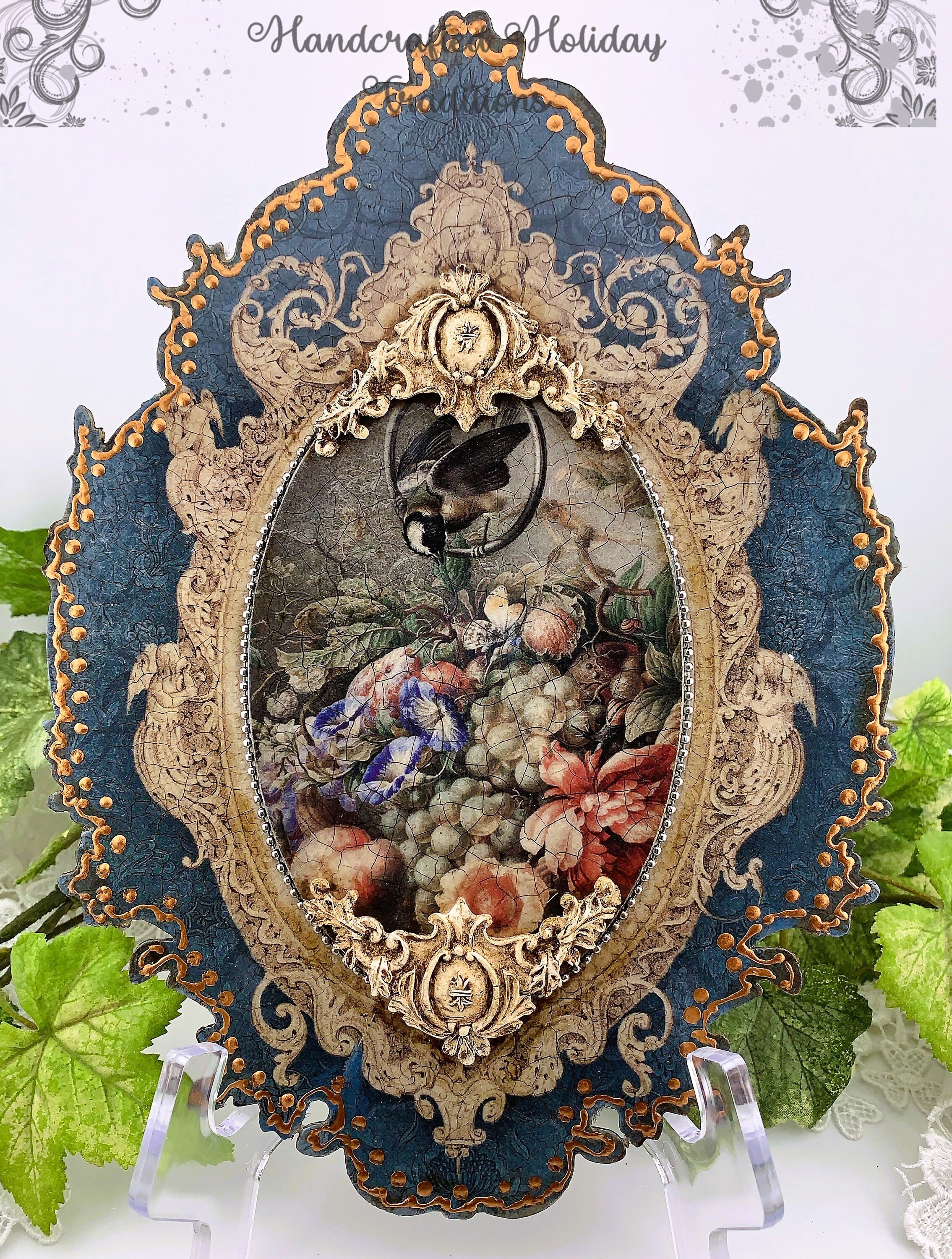 Decoupage Queen, Dainty and the Queen, Maximalist Frame, Rice Paper ...