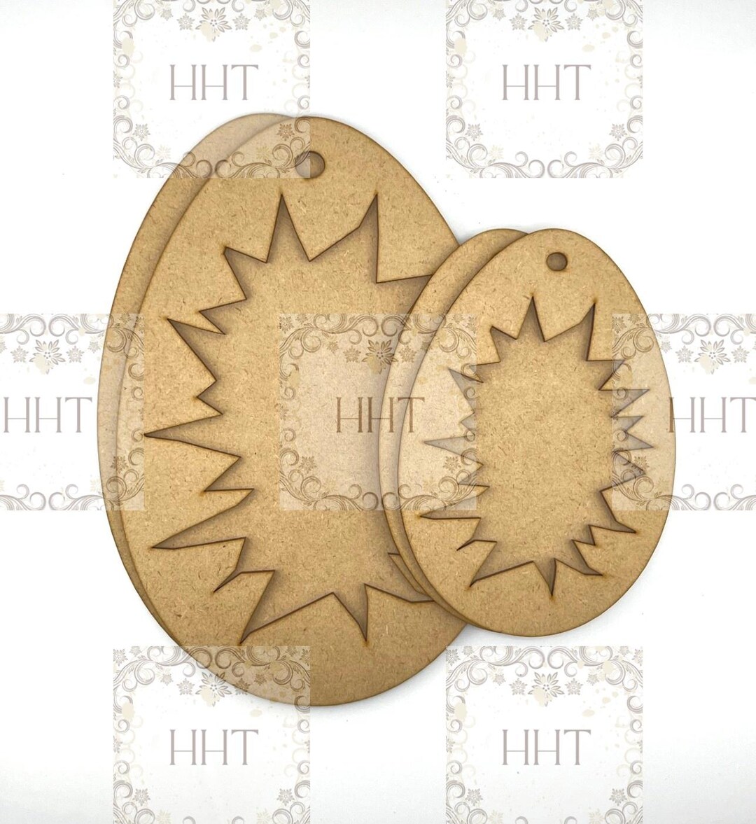 Laser Cut MDF, Easter, Cracked Egg, Blank, Base, Ornament, Frame ...