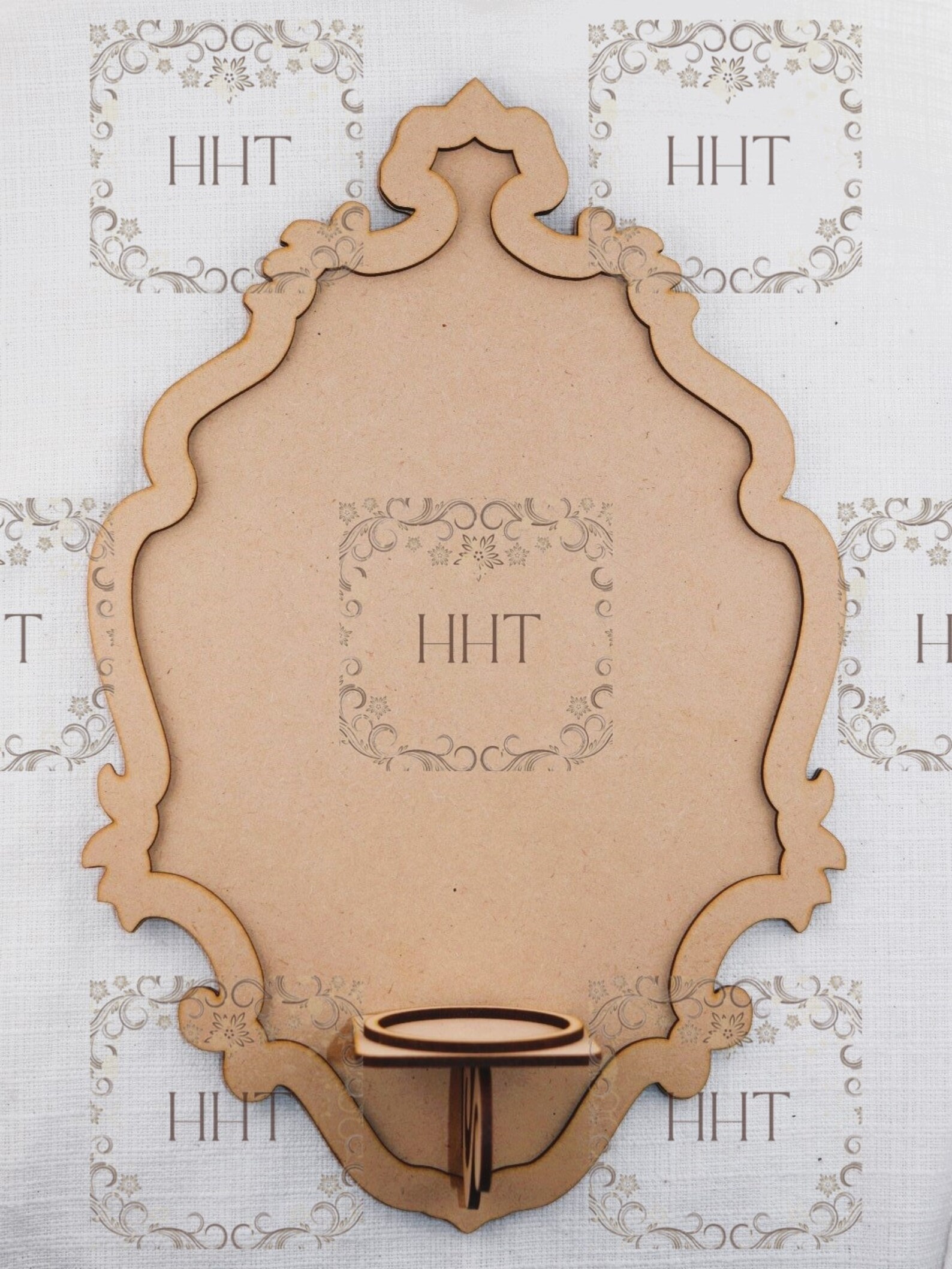 Laser Cut MDF, Wood, Craft, Blank Base, Wall Sconce, Plaque, Candle ...