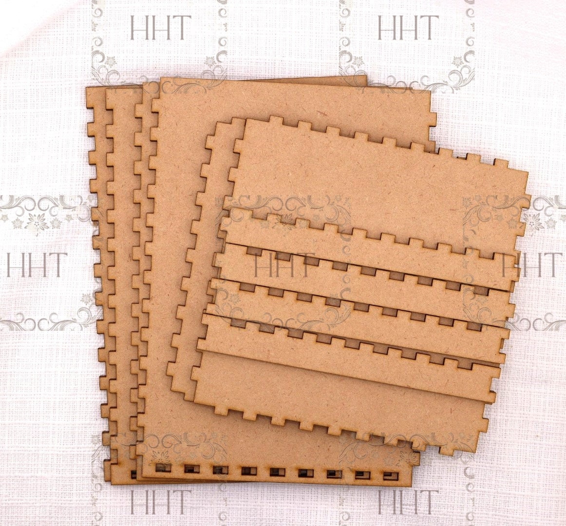 Laser Cut MDF Buildable Box Kit | Craft Base for Decoupage & Mixed ...