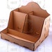 Laser Cut, MDF, Desk Organizer, Stationary, Charging Station, Craft ...