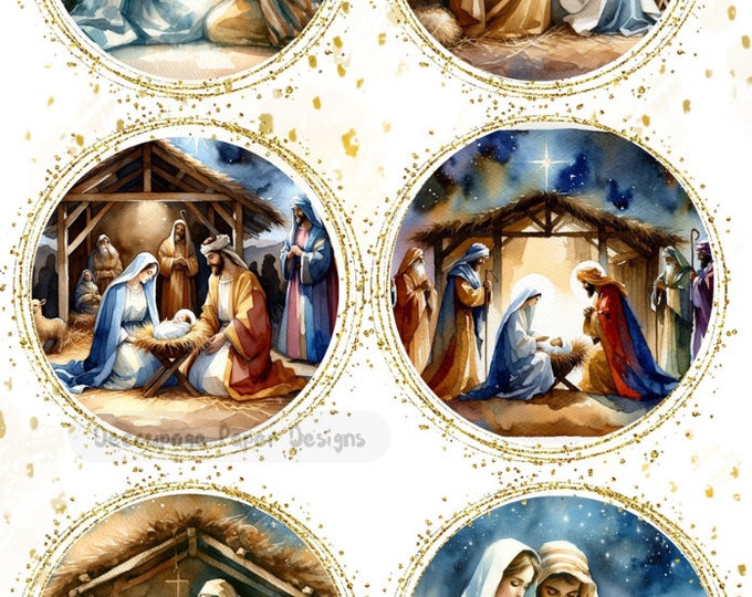 Decoupage Creatives, Rice Paper, Mixed Media, Christmas, Nativity ...