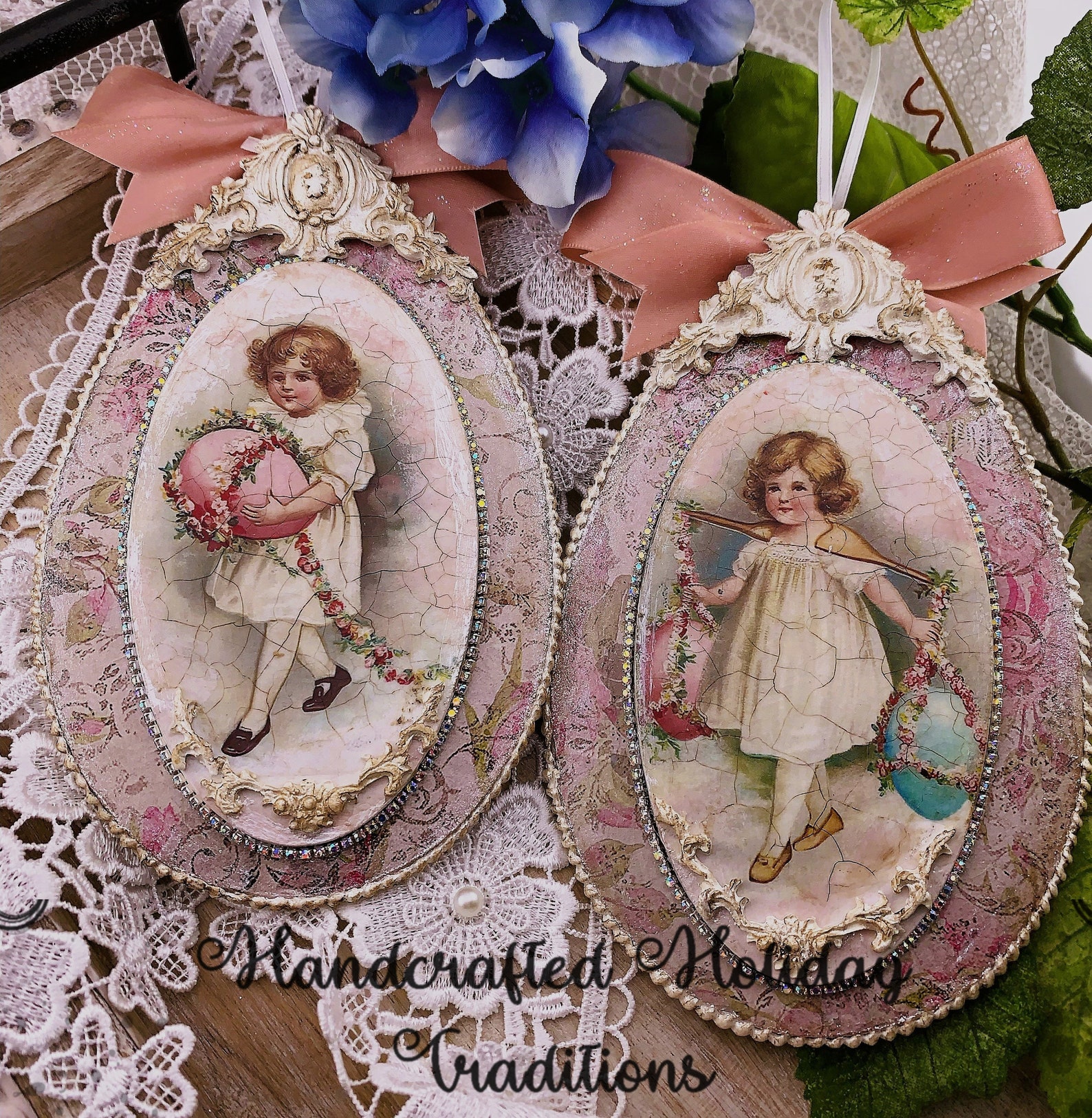 Decoupage Queen Easter Kids Vintage Design 4 Pack DQRP - Etsy