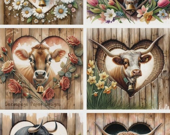 Decoupage Creatives, Rice Paper, Mixed Media, Peonies, Black, Flowers ...