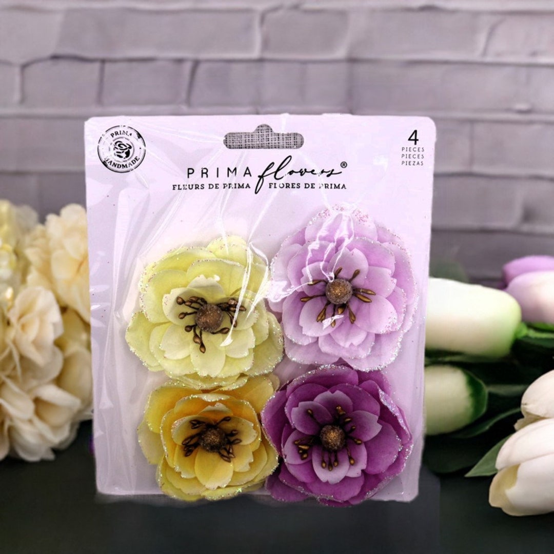 Prima Marketing, Paper Flowers, in Full Bloom Collection, Sun Kissed ...