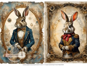 Decoupage Central, Christmas, Framed, Grand Stag, Deer, Vintage, Shabby ...