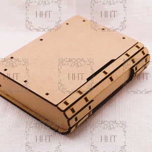 Laser Cut, MDF, Book, Box, Craft, Base, Blank, Canvas, Decoupage, Mixed ...