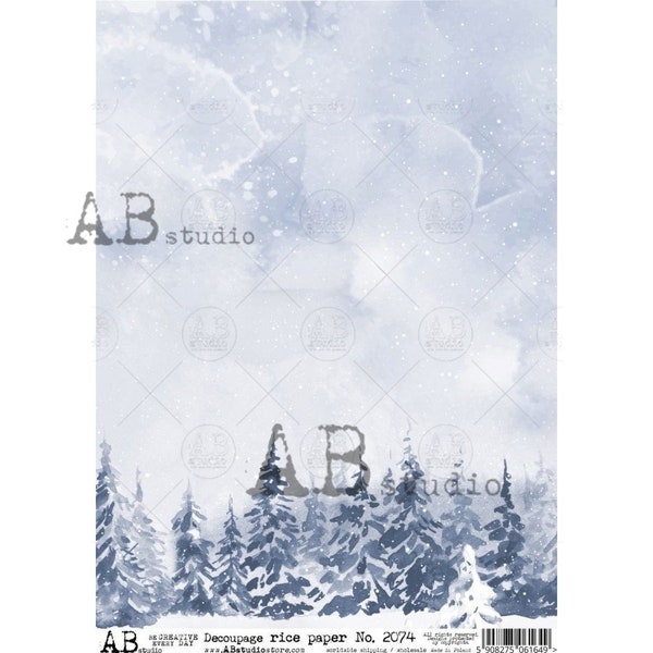 Landscape Scene Decoupage Paper - Etsy