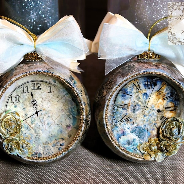 Vintage Concave Ornament - Etsy