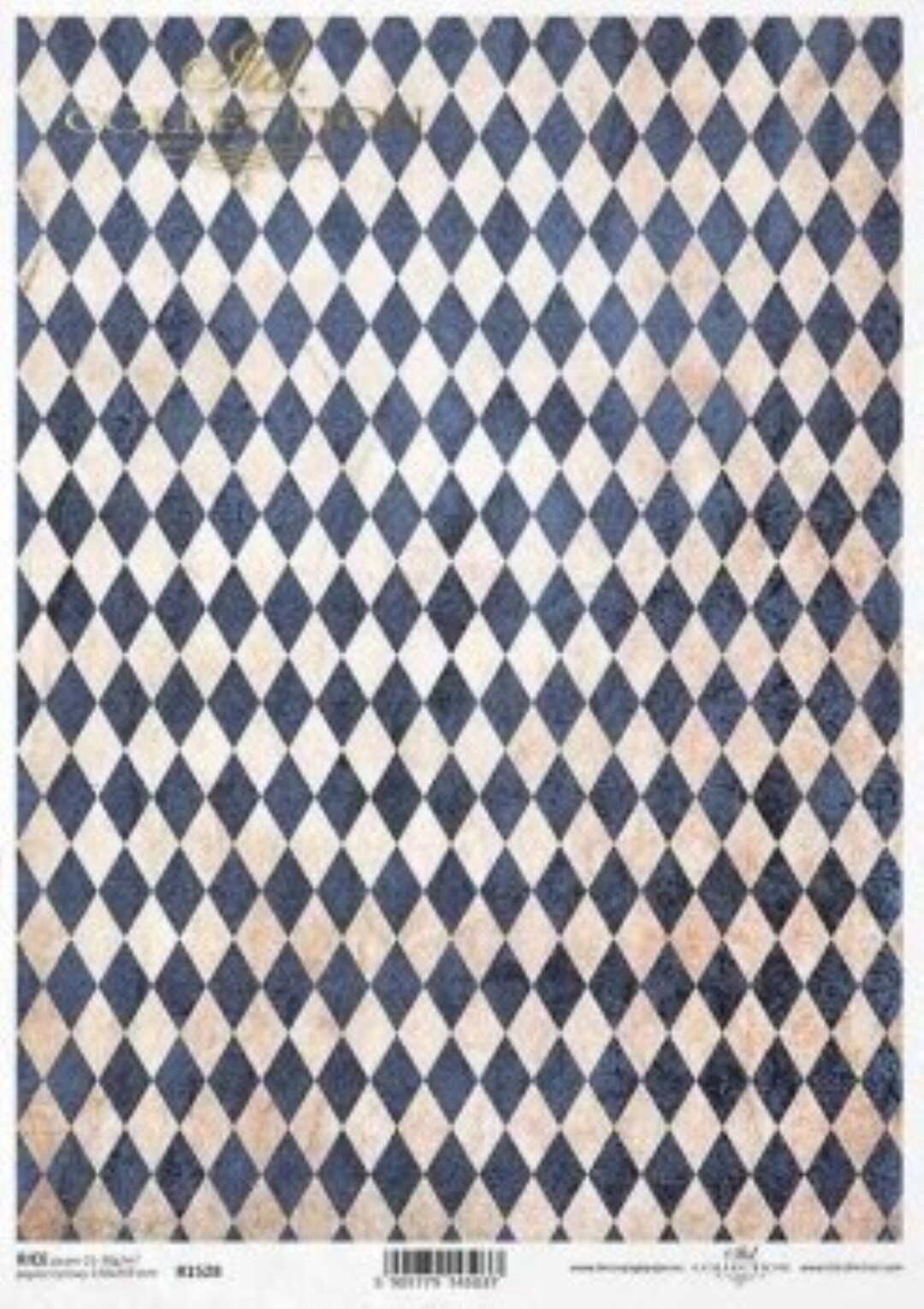 ITD Collection Rice Paper for Decoupage R1528, Size A4 210x297 Mm, 8 ...