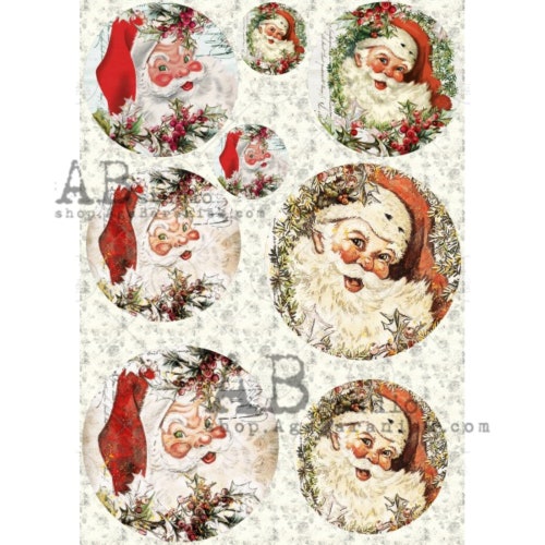 Decoupage Paperricechristmascandy - Etsy