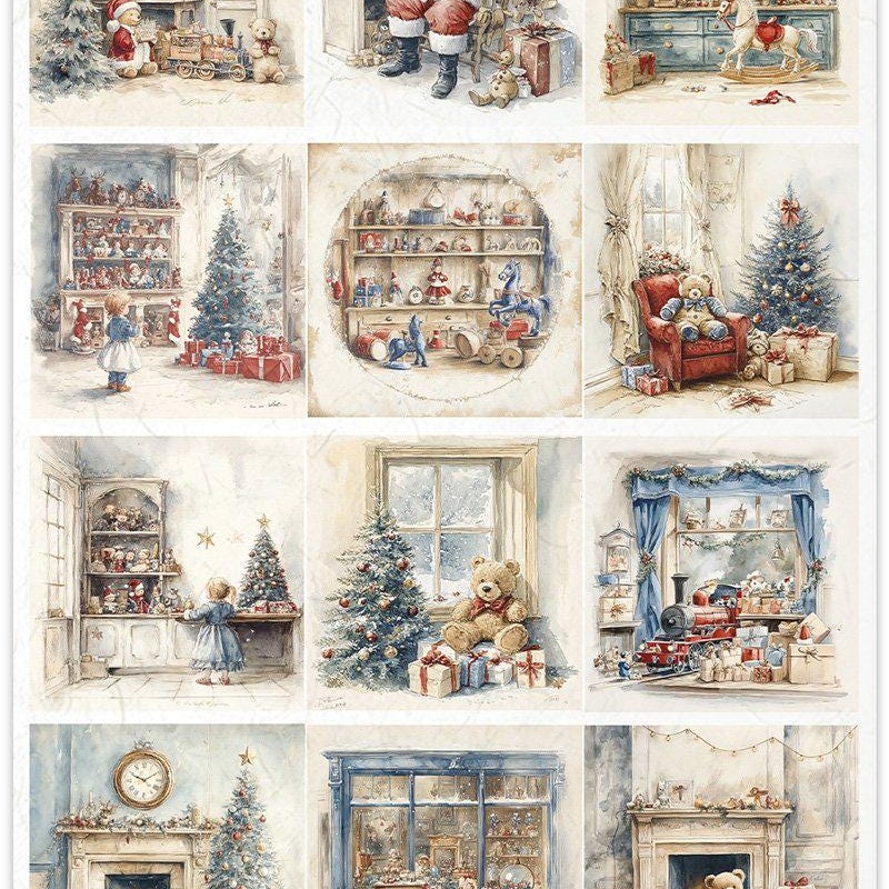 Christmas Decoupage Paper - Etsy