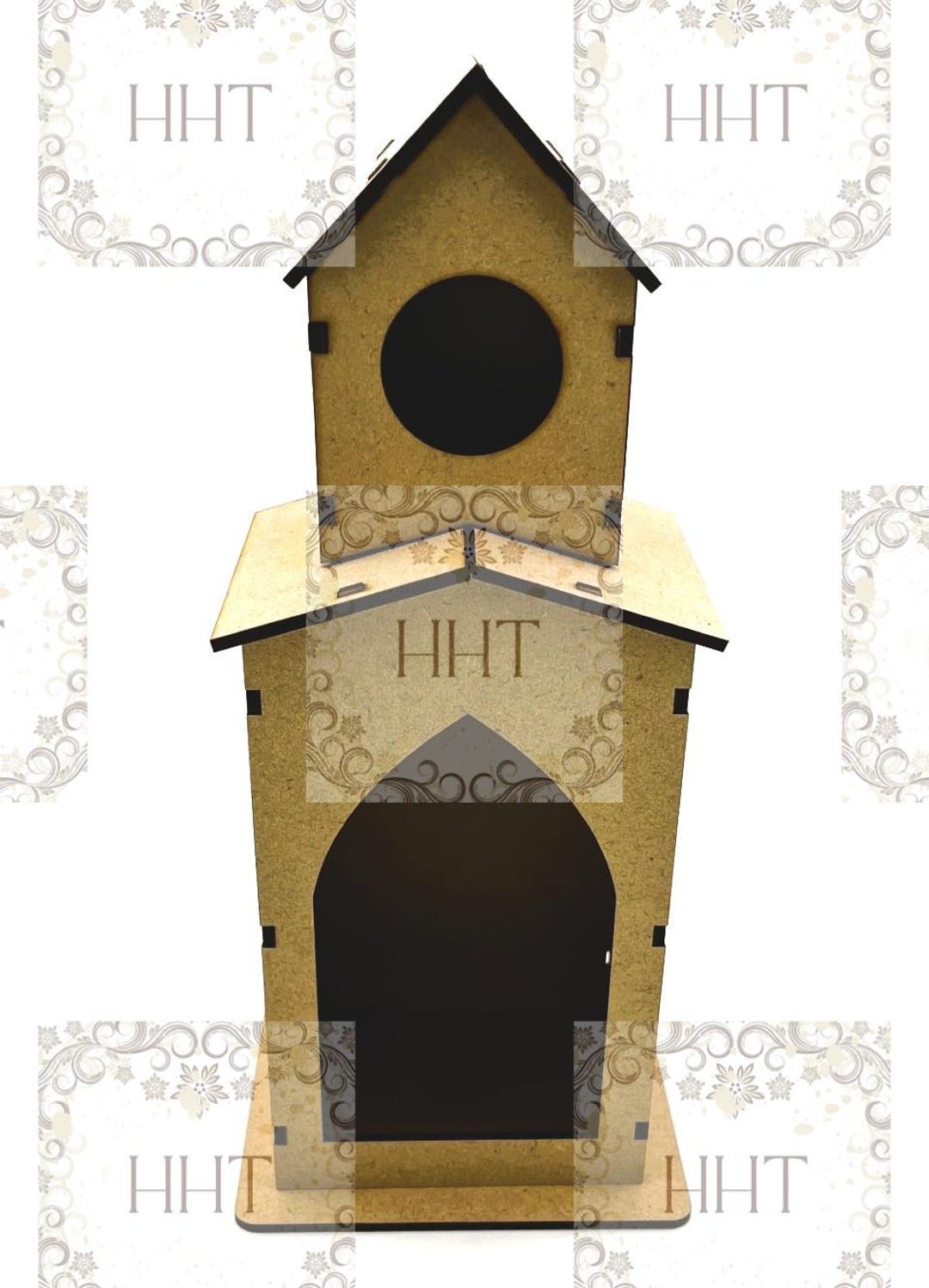 Laser Cut, MDF, Bird House, Shadow Box, Base, Blank, Decoupage, Mixed ...