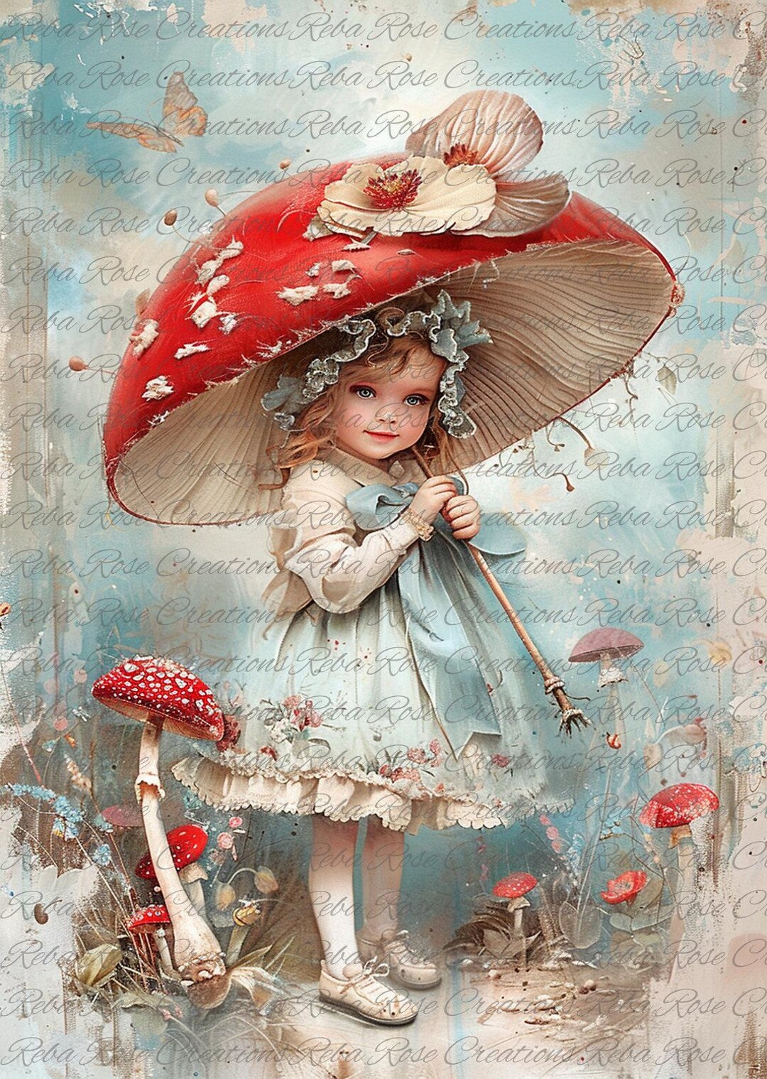 Reba Rose Creations, Rice Paper for Decoupage, Mixed Media, Floral ...
