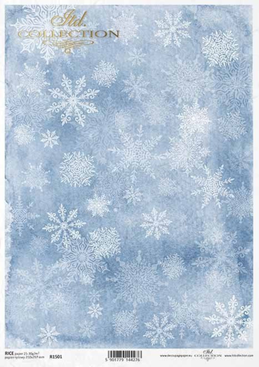ITD Collection Rice Paper for Decoupage R1501, Size A4 210x297 Mm, 8 ...