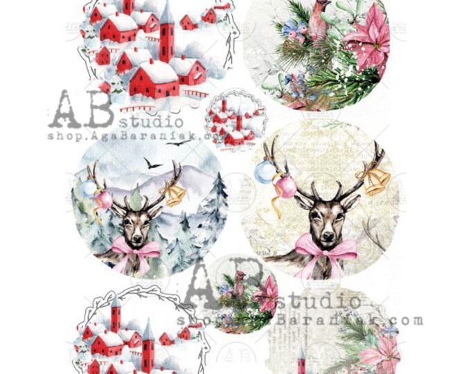 AB Studio, Roses, Floral, Hearts, Shapes, Valentines, Love, 1328, A4 8. ...