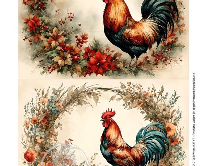 Decoupage Central, Rice Paper, Vintage, Spring, Flowers, Birds ...