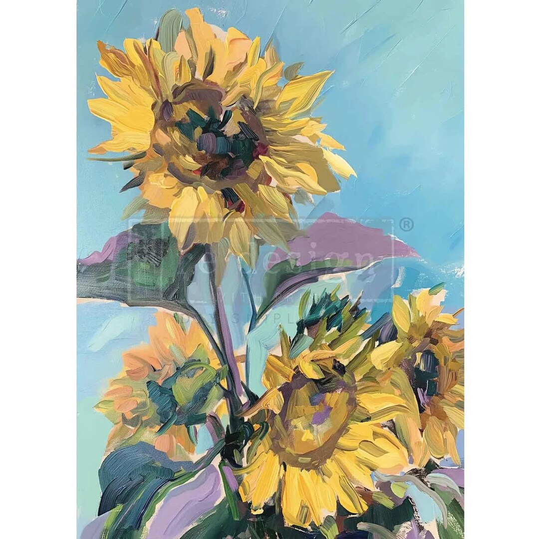 Re-design With Prima, A1 Decoupage Fiber Pack, Sunshine Embrace ...