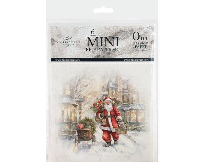 ITD Collection, Rice Paper, Mini Set, Decoupage, Mixed Media, RSM137, 6 ...