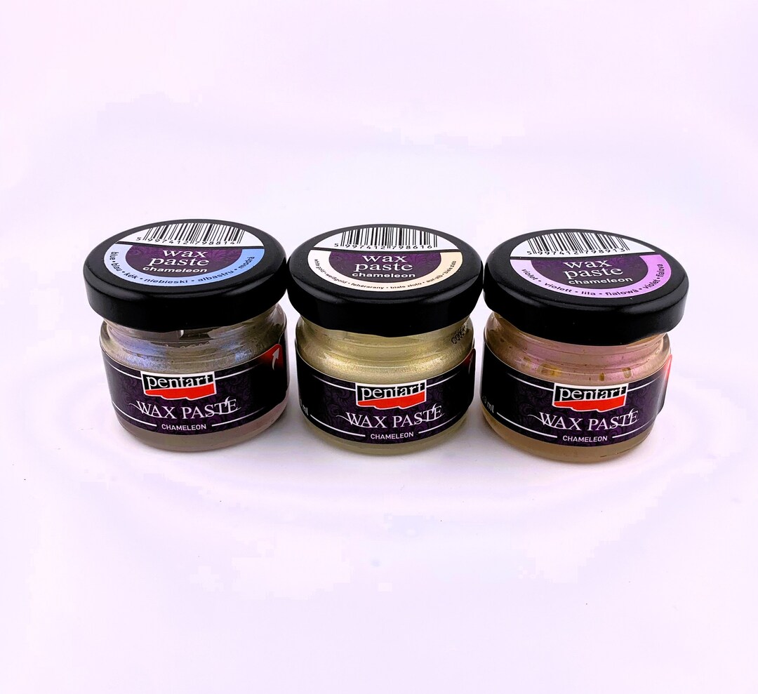 Pentart Wax Paste, Iridescent Metallic Finish, Chameleon Effect, 20 Ml ...