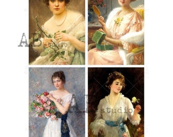 AB Studio, Roses, Floral, Hearts, Shapes, Valentines, Love, 1328, A4 8. ...