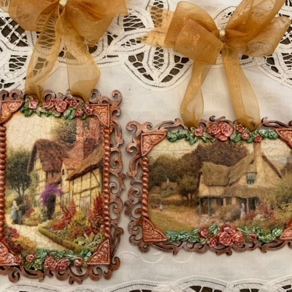 Decoupage Wall Decor - Etsy