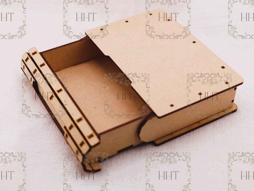 Laser Cut, MDF, Book, Box, Craft, Base, Blank, Canvas, Decoupage, Mixed ...